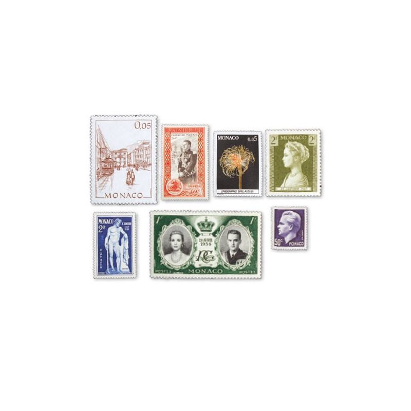 200 timbres officiels de Monaco - Trésor du Patrimoine
