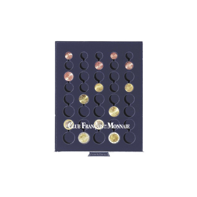 Médailler pour 5 séries d'Euros sans capsules - Trésor du Patrimoine