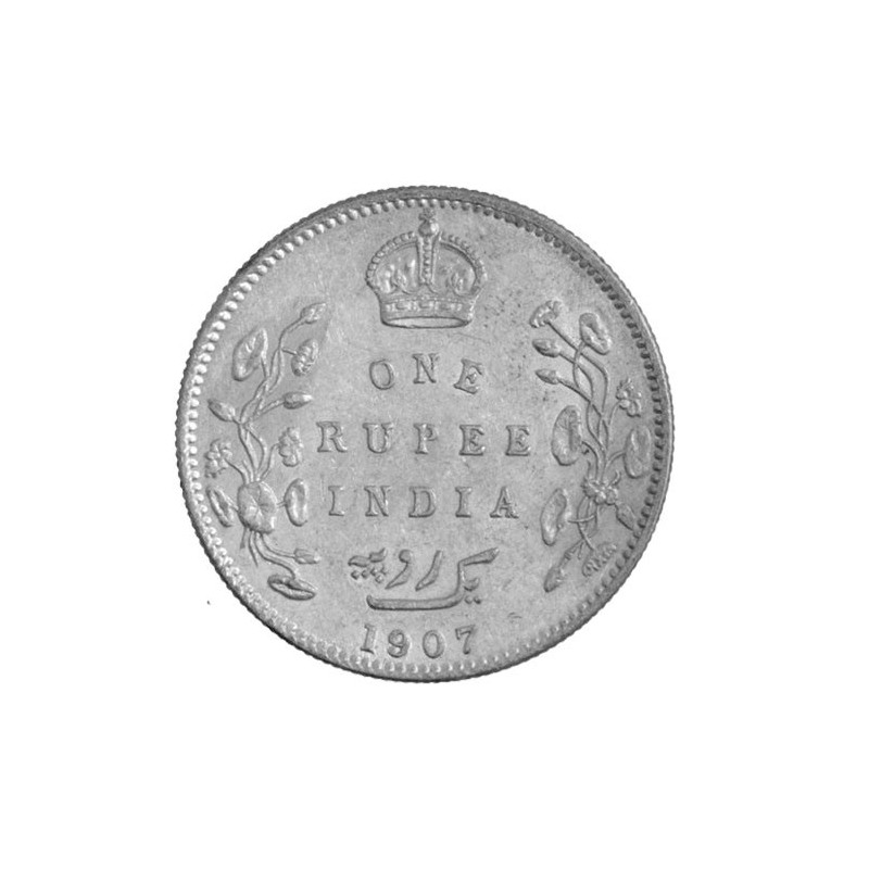 1 Roupie Argent Inde 1904-1907 - Edouard VII - Trésor du Patrimoine