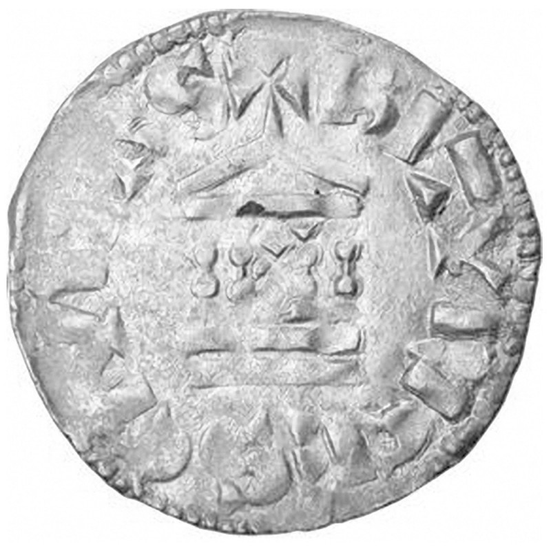 1 Denier Argent Lothaire - Bourges - Trésor du Patrimoine