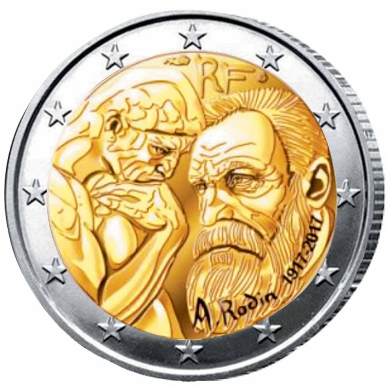 2 Euro France 2017 - Rodin - Trésor du Patrimoine