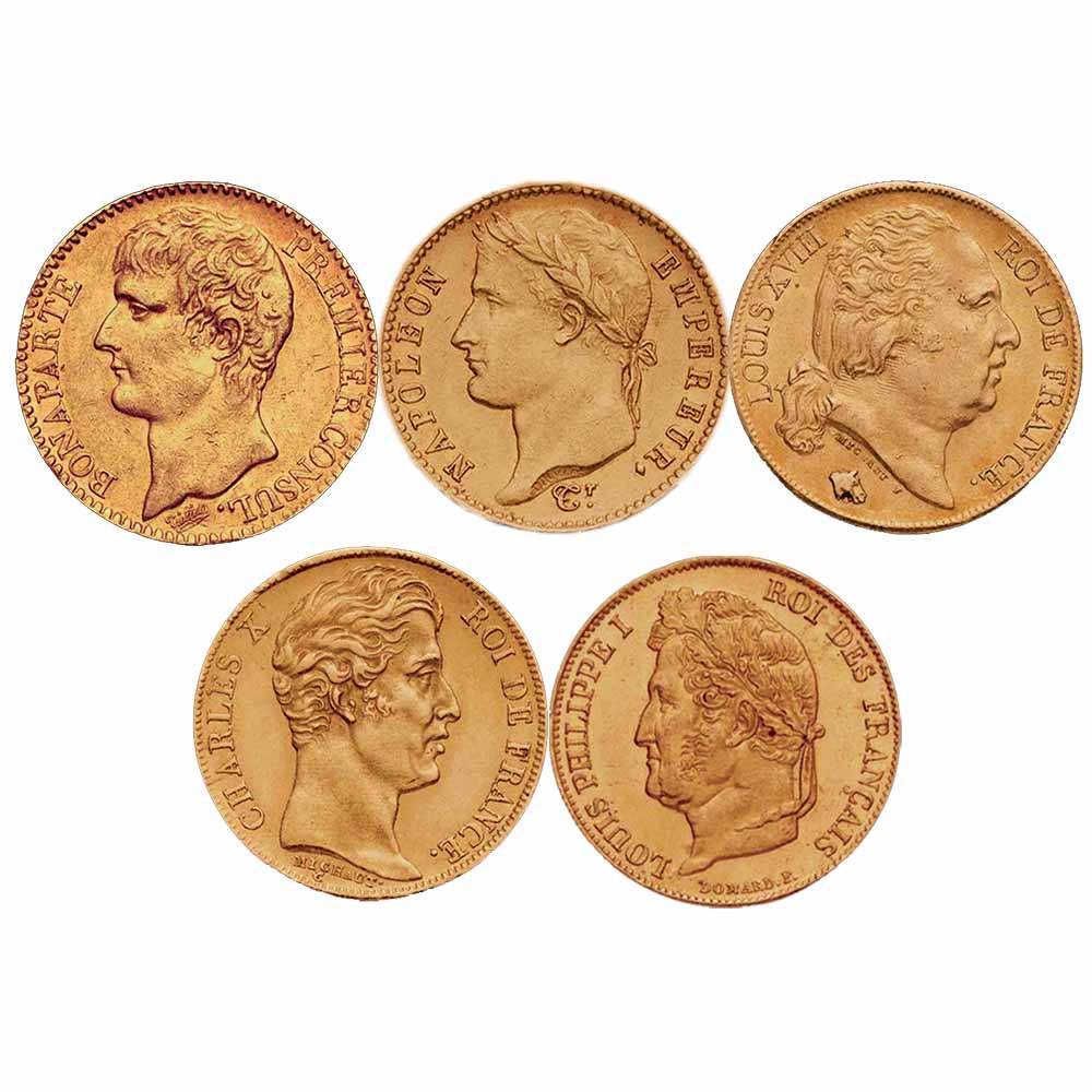 Coffret des 40 Francs Or - Trésor du Patrimoine