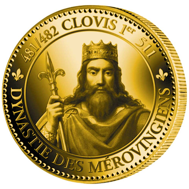 Clovis (465-511) dorée - Trésor du Patrimoine