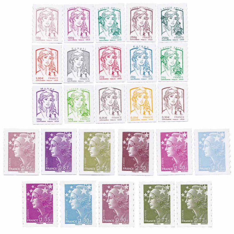 Timbres français - Trésor du Patrimoine