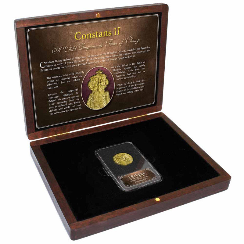 1 Solidus Or 641-668 - Constans II - Trésor du Patrimoine