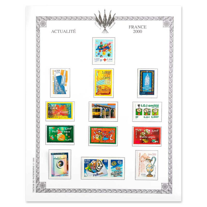 Année Complète de France 2000 - Trésor du Patrimoine
