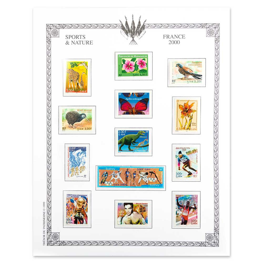 Année Complète de France 2000 - Trésor du Patrimoine
