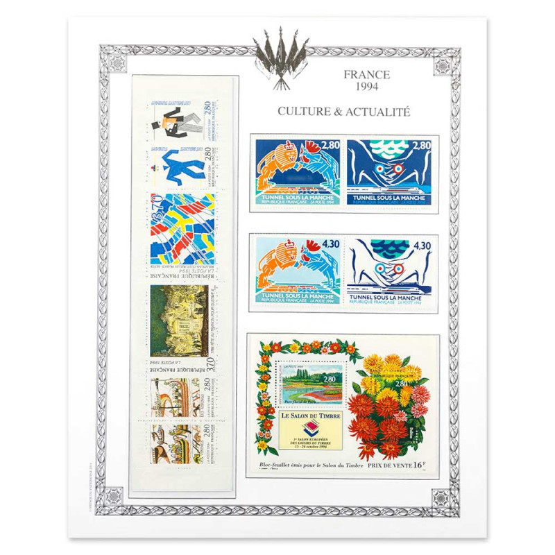 Année Complète de France 1994 - Trésor du Patrimoine