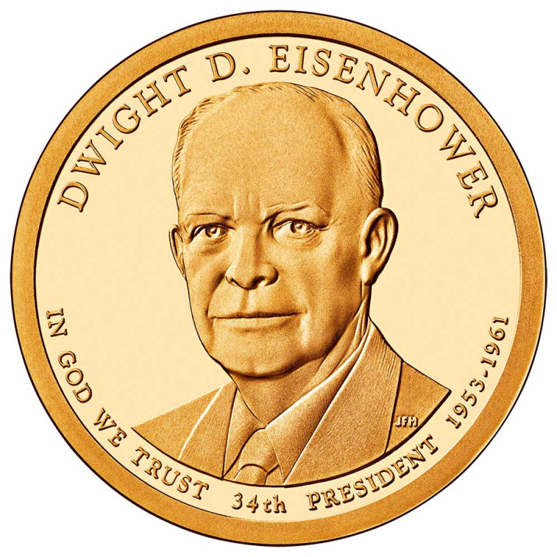 1 Dollar USA BE 34e Président - Dwight D. Eisenhower - Trésor du Patrimoine