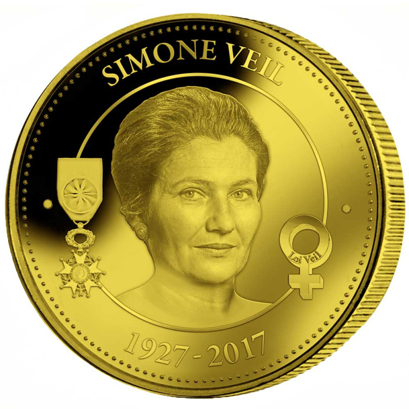 Simone Veil dorée - Trésor du Patrimoine