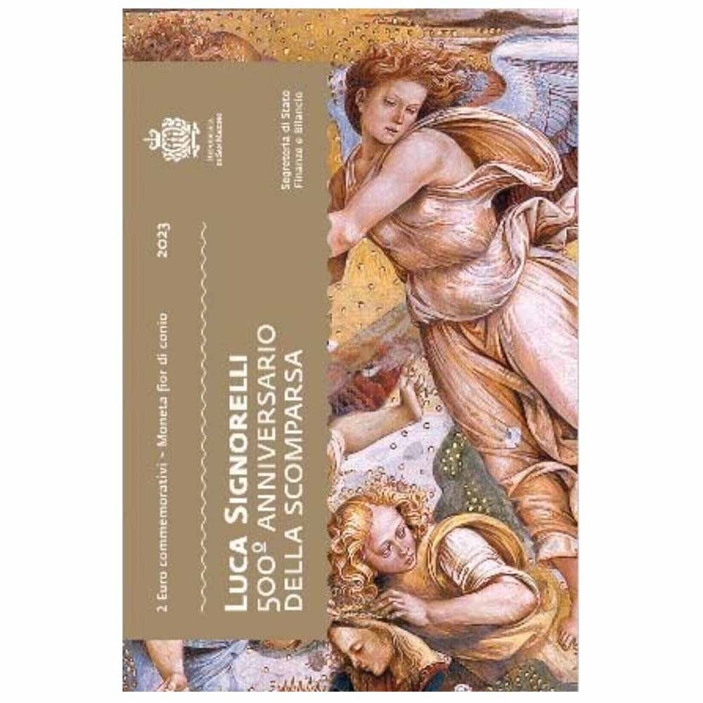 2 Euro Saint-Marin BU 2023 - 500 ans de la mort de Lucas Signorelli - Trésor du Patrimoine