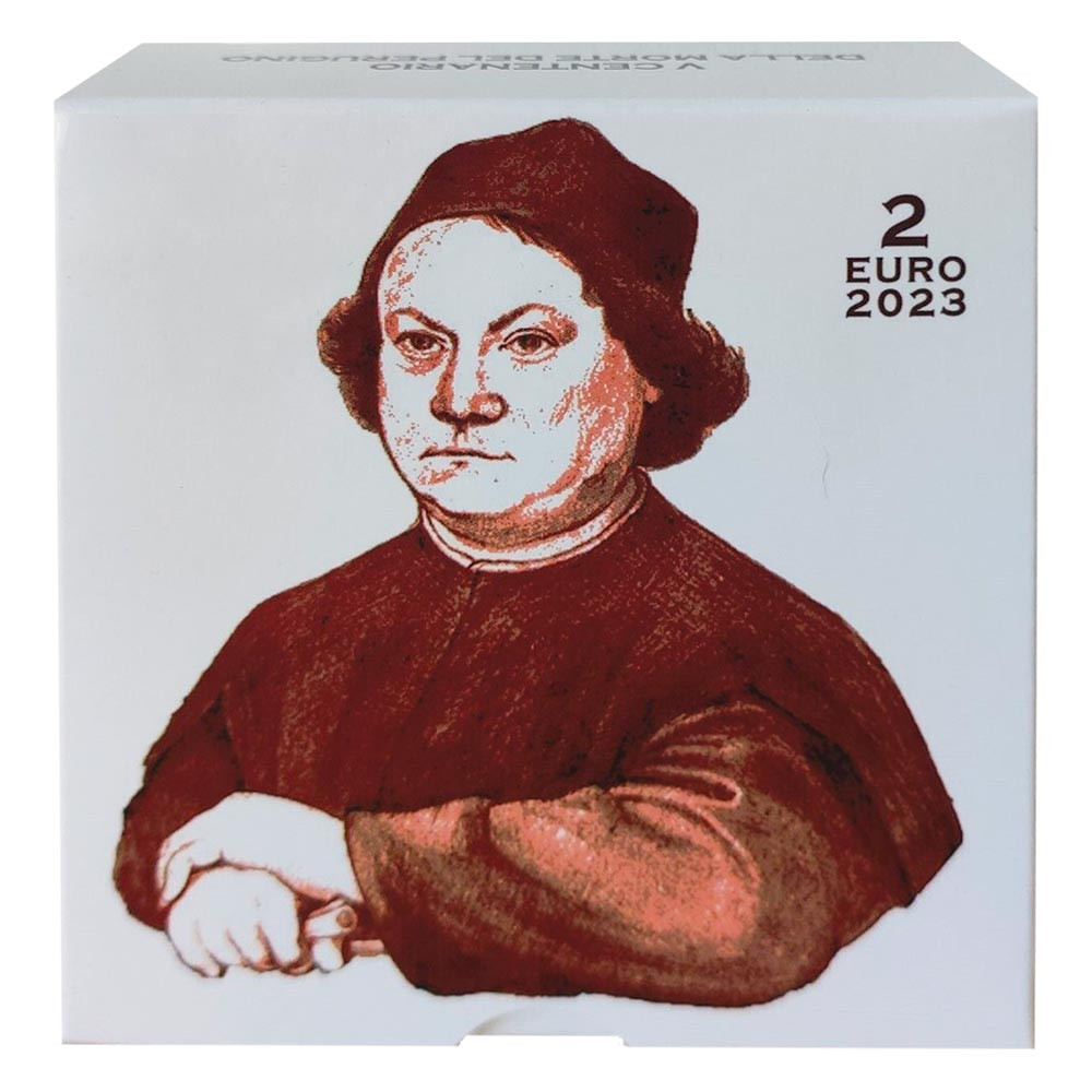 2 Euro Vatican BE 2023 - 550 ans de la mort du Pérugin - Trésor du ...