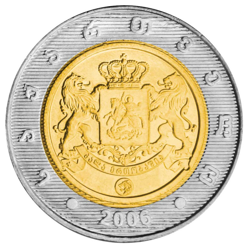 2 Lari Géorgie 2006 - Trésor du Patrimoine