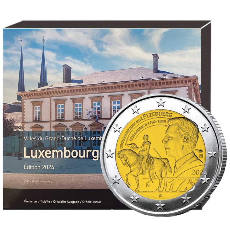 Série Luxembourg BU 2024 - Grand-Duc Guillaume II - Trésor du Patrimoine