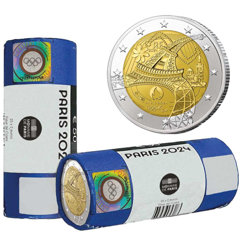 Pièce 2 Euro JO 2024 | Trésor du Patrimoine