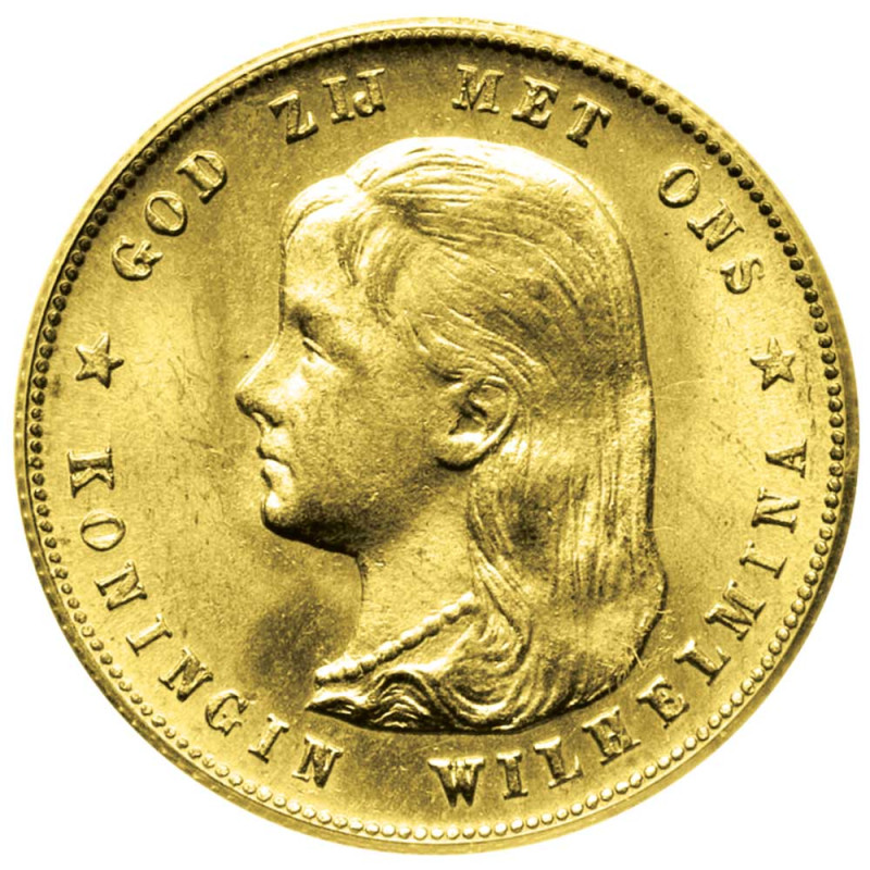 10 Florins Pays-Bas 1897 - Wilhelmine Ier - Trésor du Patrimoine
