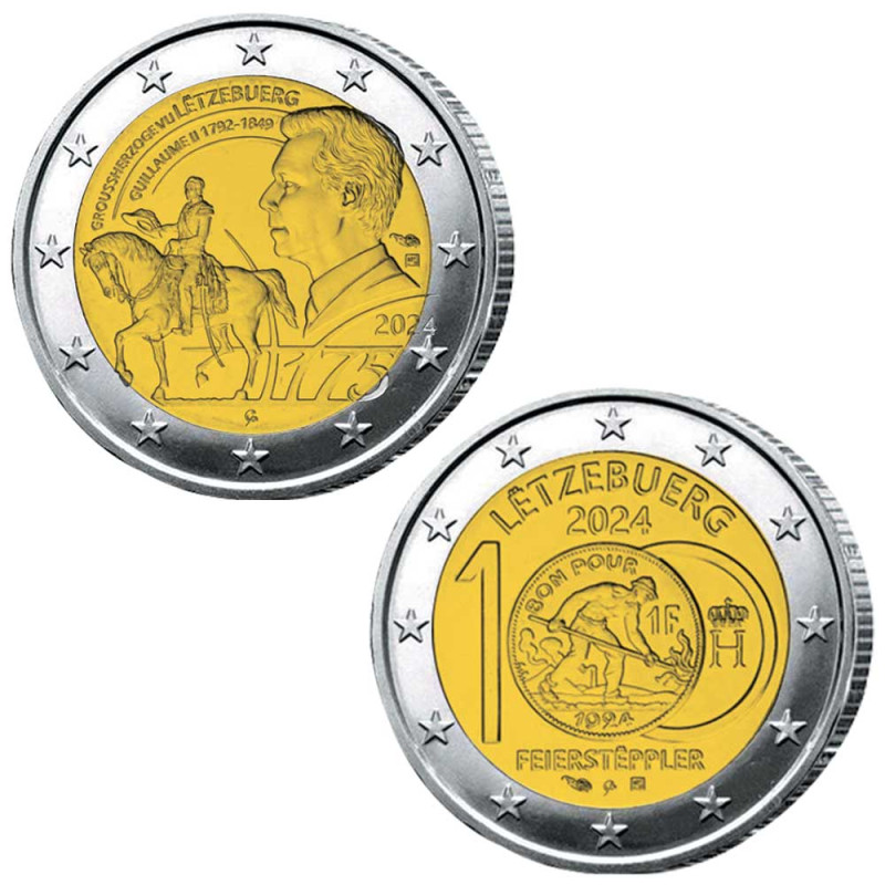 Lot 2 Séries Luxembourg BU 2024 - Trésor du Patrimoine