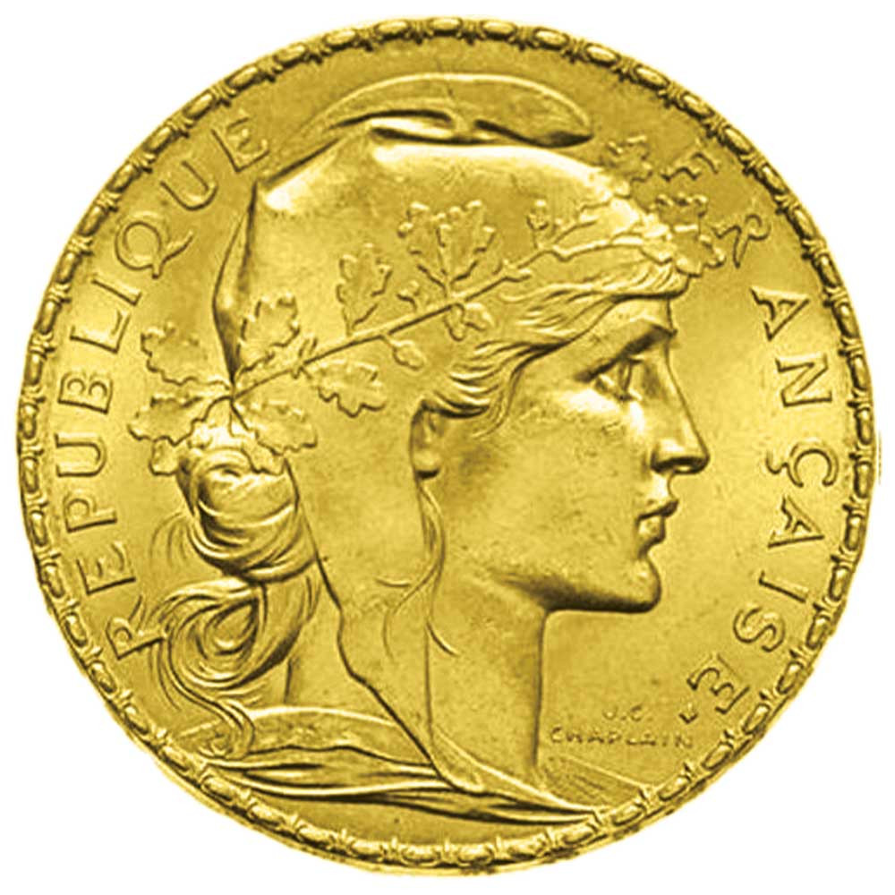 Coffret 20 Francs Or Marianne 1909-1914 - Trésor du Patrimoine