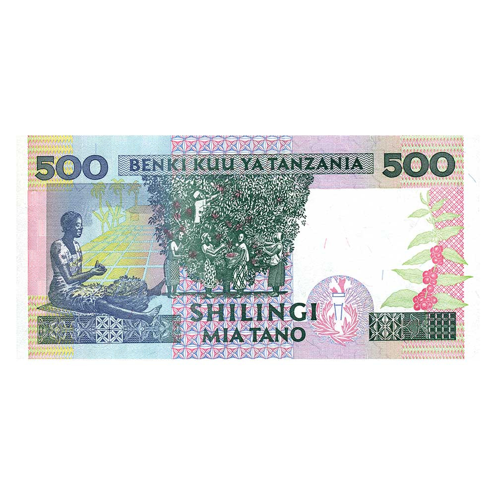 500 Shillings Tanzanie 1997 - Trésor du Patrimoine