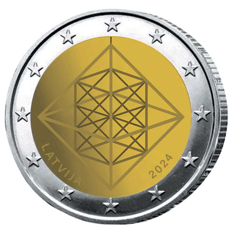 2 Euro Lettonie 2024 - Puzuris - Trésor du Patrimoine
