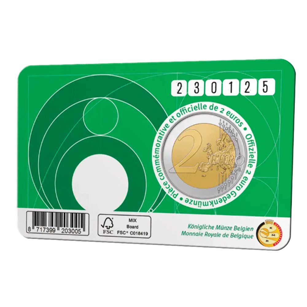 2 Euro Belgique BU 2025 - Loterie Nationale - Trésor du Patrimoine