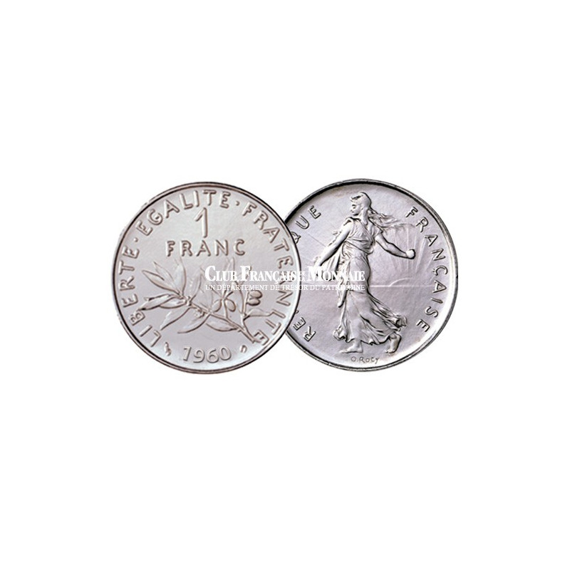 1 Franc Nickel - Semeuse Vème République - France 1999