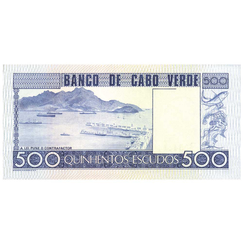 500 Escudos Cap-Vert 1977 - Trésor du Patrimoine