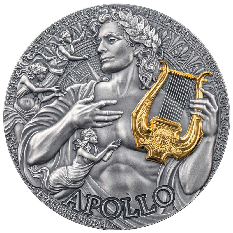 2000 Francs Argent CFA 2025 - Apollon - Trésor du Patrimoine