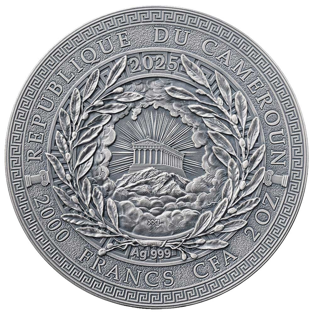 2000 Francs Argent CFA 2025 - Apollon - Trésor du Patrimoine
