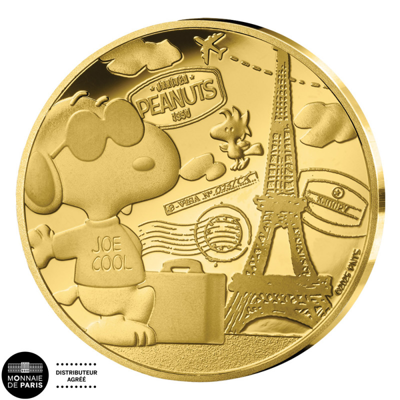 50 Euro Or France BE 2025 - Snoopy - Trésor du Patrimoine