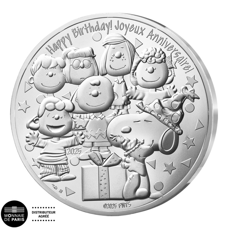 100 Euro Argent France 2025 - Snoopy et ses amis - Trésor du Patrimoine