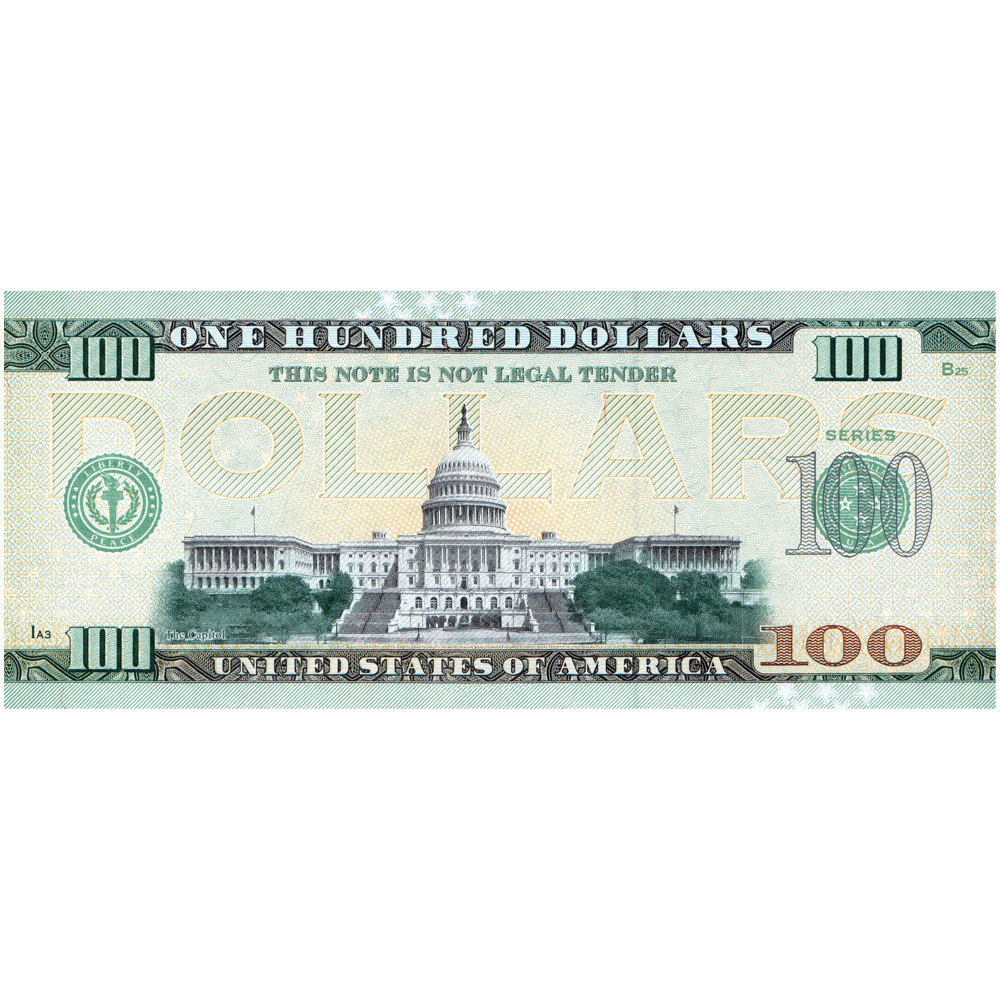 Billet Souvenir 100 Dollars USA - Mustang - Trésor du Patrimoine