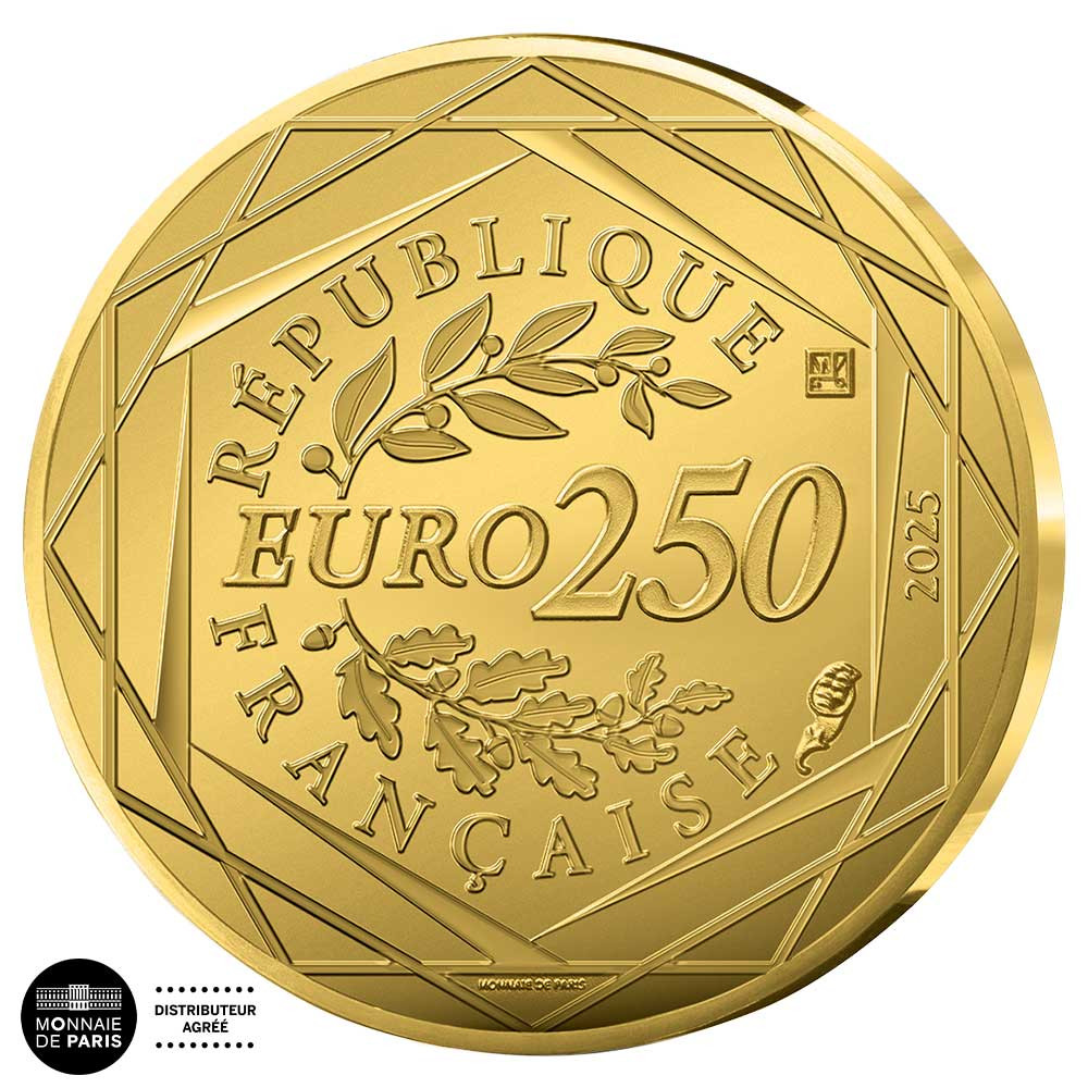 250 Euro Or France BU 2025 - Les 180 ans de la SPA - Trésor du Patrimoine