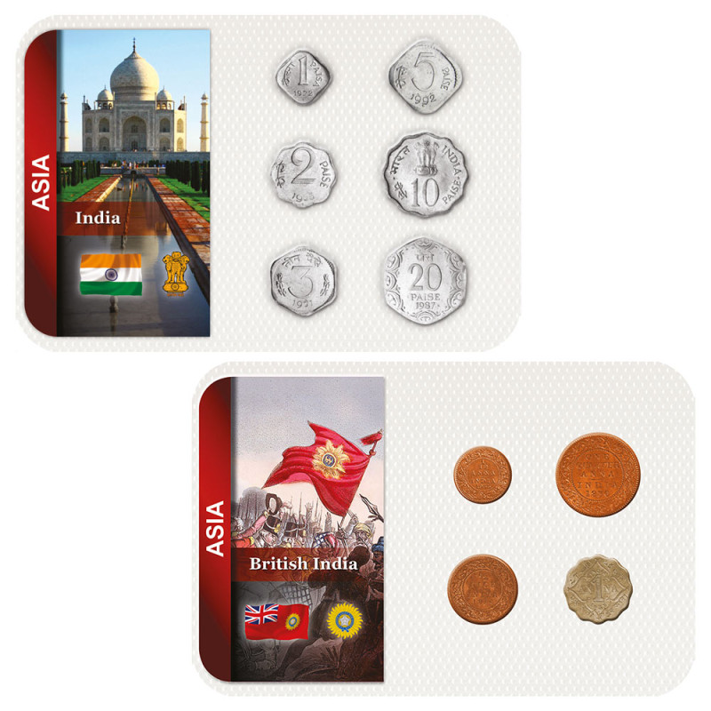 Lot 2 Séries Inde - Trésor du Patrimoine