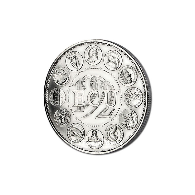 1992 - Euro/Ecu - Trésor du Patrimoine